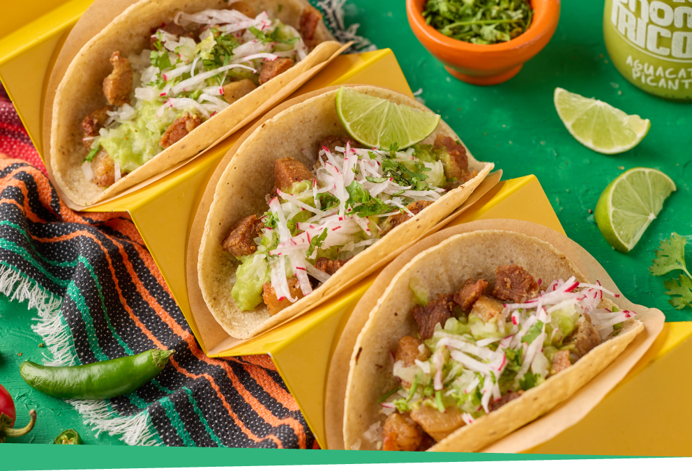 Pork rind taco – Carta restaurantes Wajaca