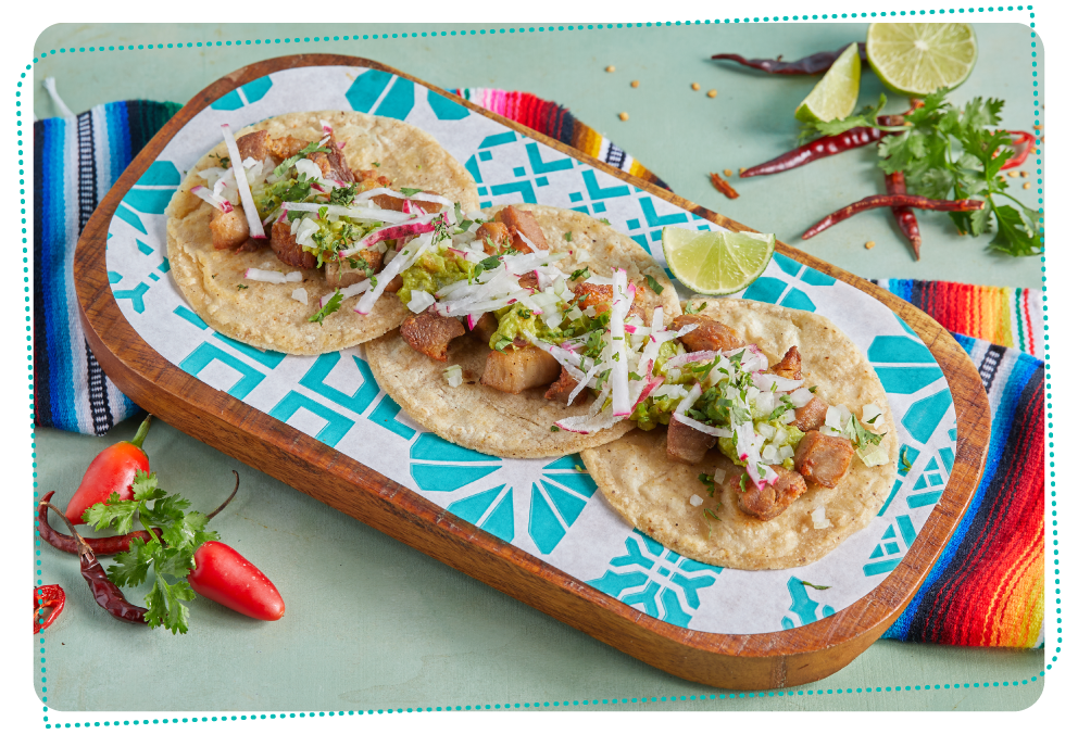 Pork rind taco – Carta restaurantes Wajaca
